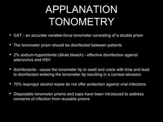 INTRAOCULAR PRESSURE &TONOMETRY Dr. ZAW MIN HTET (OPHTHALMOLOGIST) | PPT