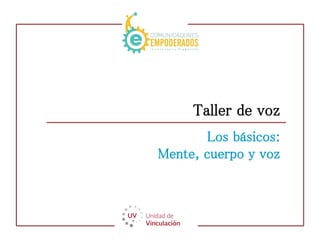 Tono, timbre y color de la voz | PDF
