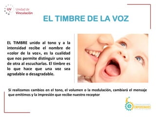 Tono, timbre y color de la voz | PDF