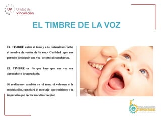 Tono timbre y color de voz | PPTX