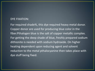 Phthalogen dye and its mechanism | PPT