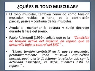 Tono y postura | PPT