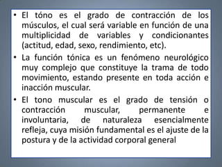 Tono y postura | PPT