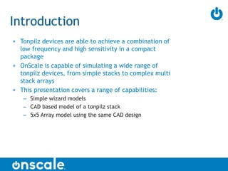 Tonpilz Transducer Simulations | PPTX | Graphics Software | Computer Software and Applications