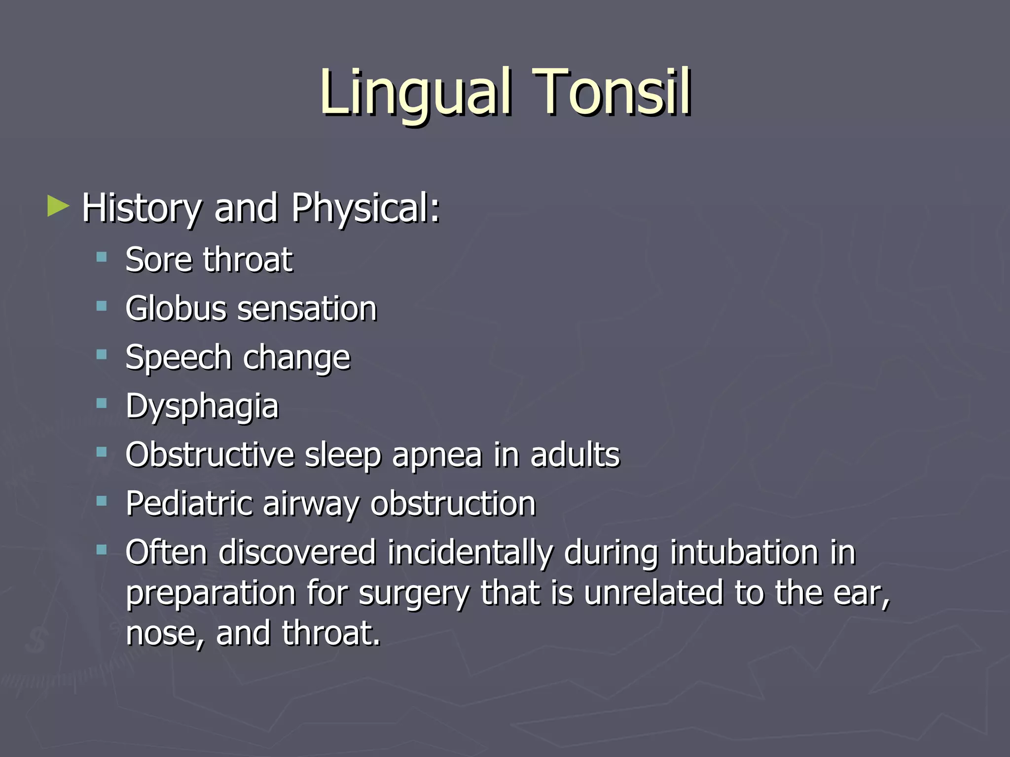 Special situations in tonsil and Adenoid disorder Special situations in ...