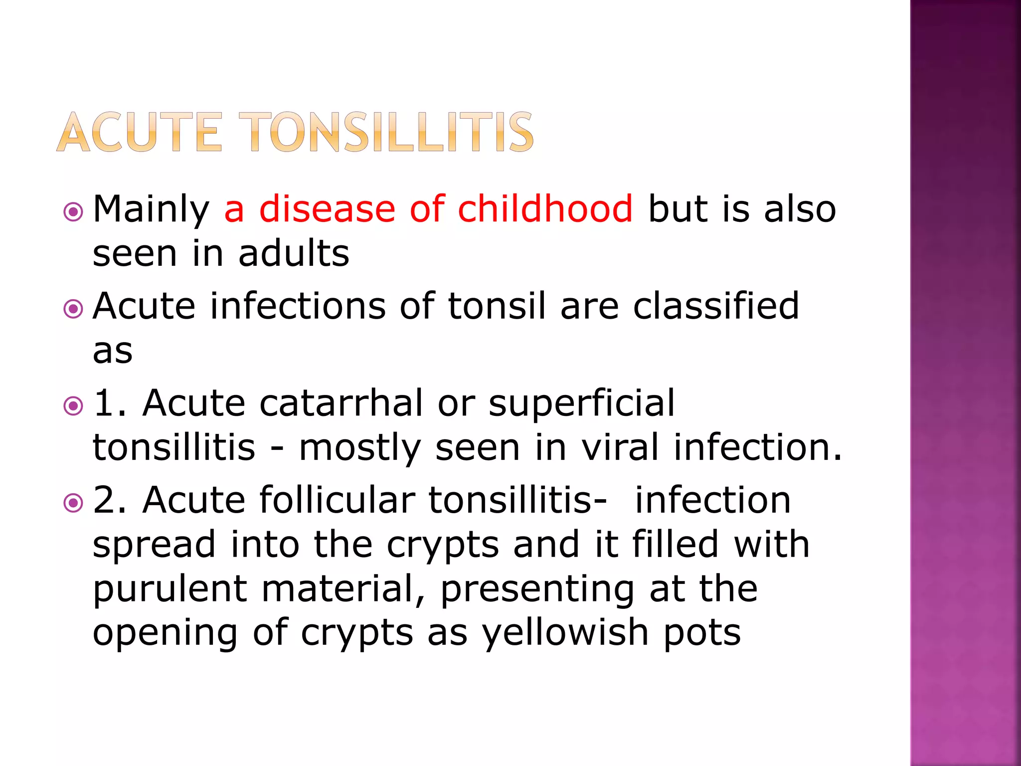 Tonsil anatomy and acute tonsil | PPTX