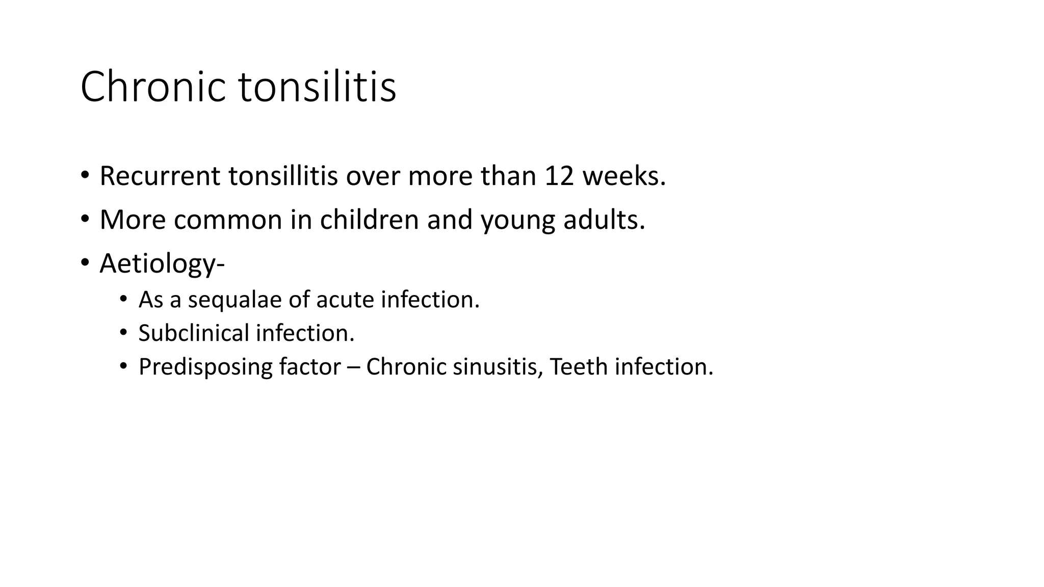 Tonsilar disease | PPTX