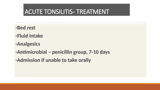 Tonsillar diseases and tonsillectomy .pptx