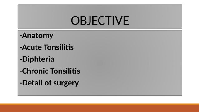 Tonsillar diseases and tonsillectomy .pptx