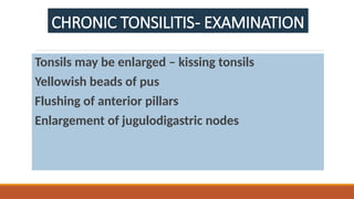 Tonsillar diseases and tonsillectomy .pptx