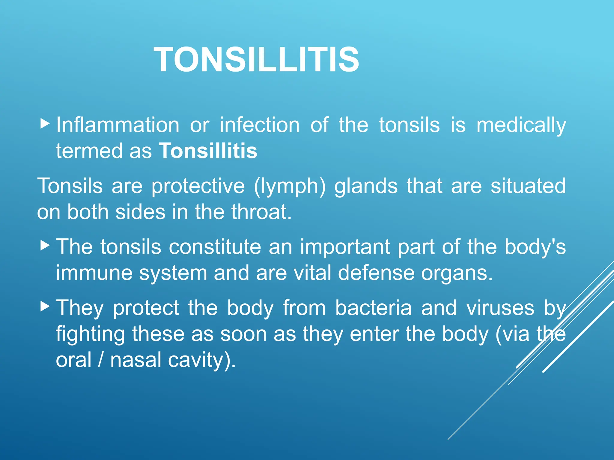 tonsilillitis and its nursing management .pptx | Ear, Nose and Throat ...