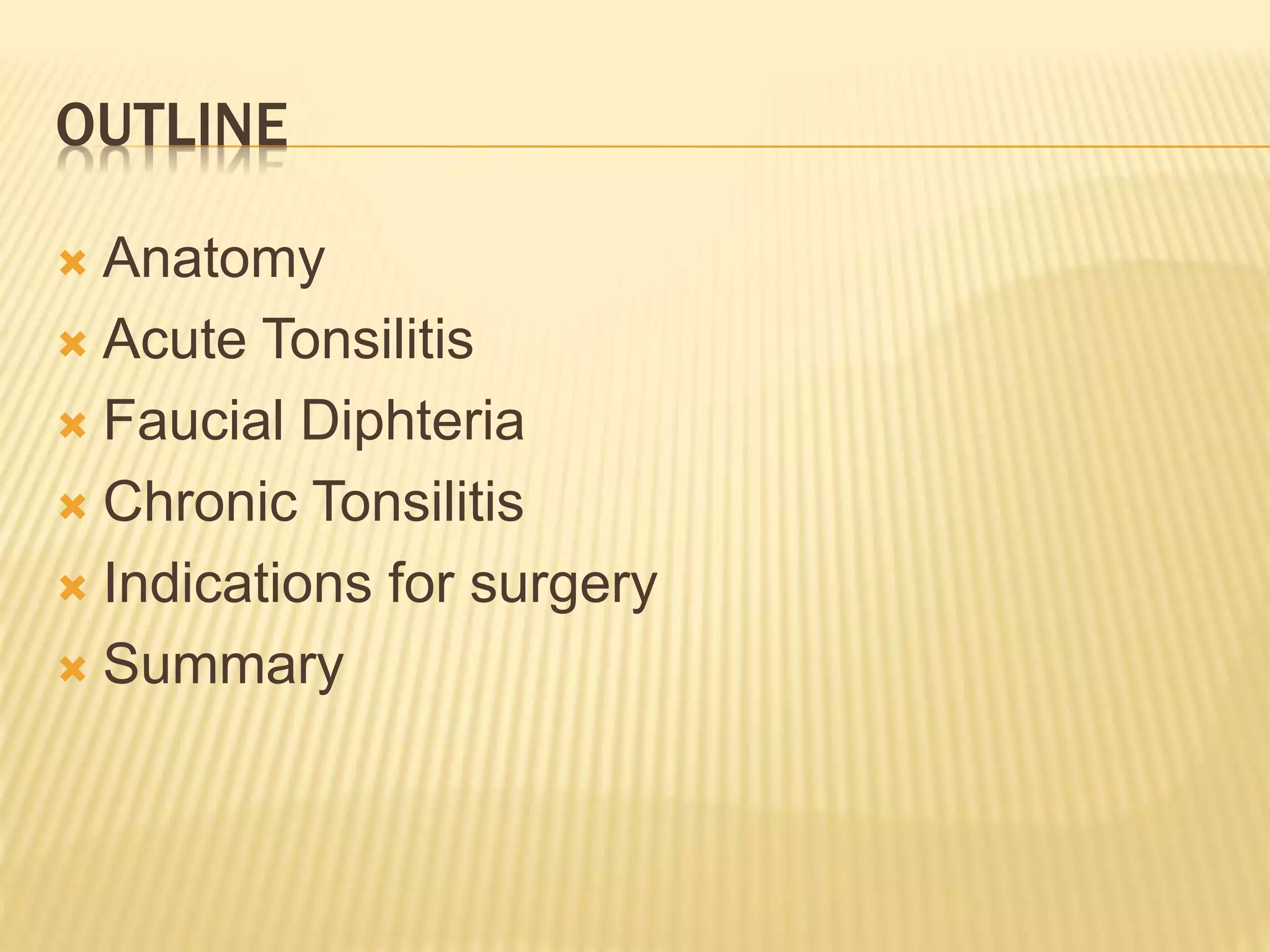 Tonsilitis | PPTX
