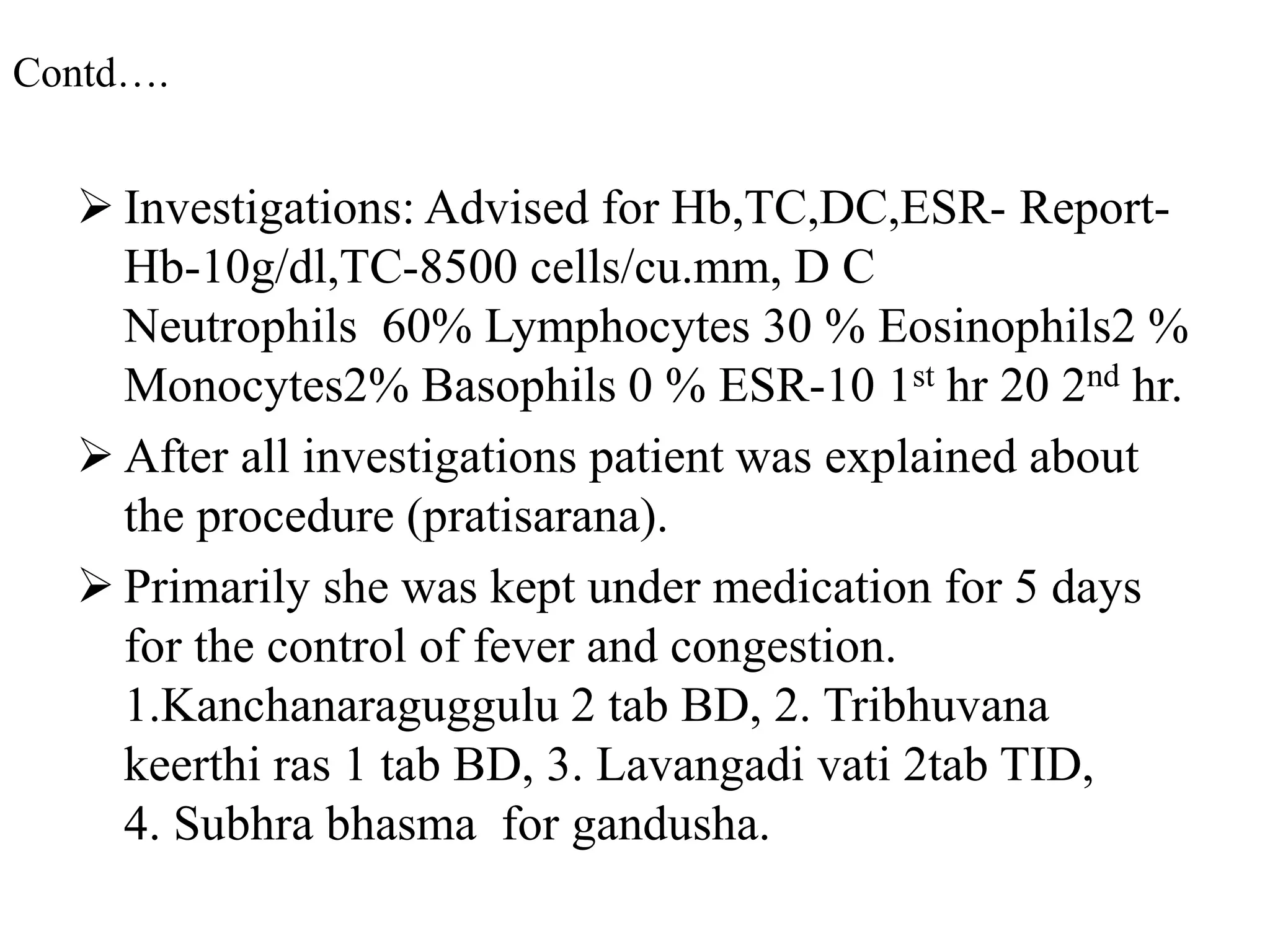 effect of trikatukadi pratisarana in tundikeri(tonsillitis)-A case ...