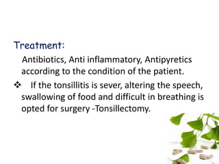 effect of trikatukadi pratisarana in tundikeri(tonsillitis)-A case ...