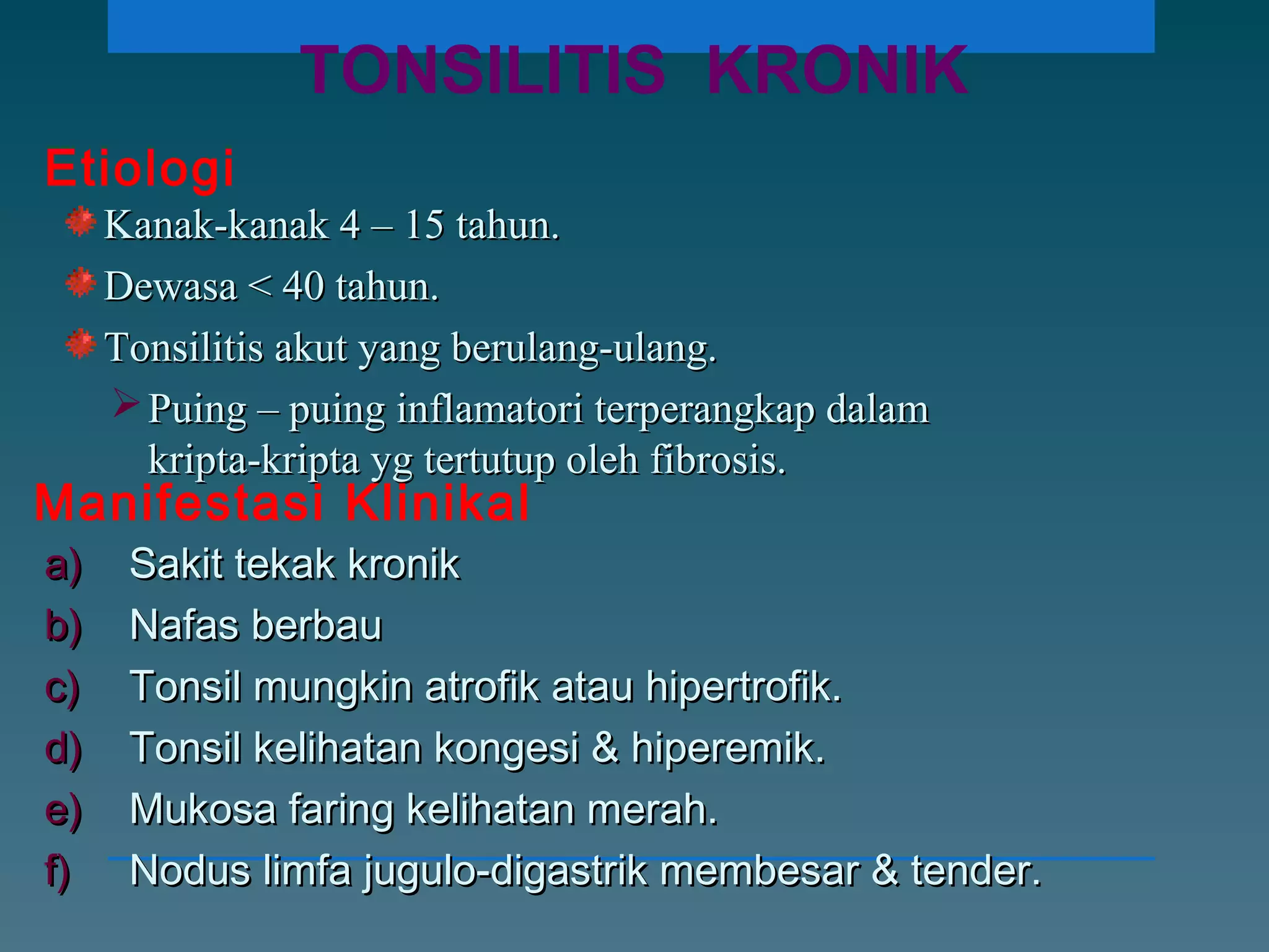 TONSILITIS | PPT