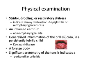approch to patient with Sore throat | PPTX