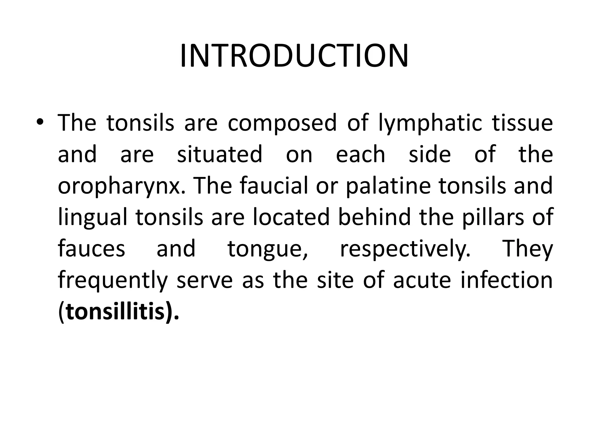 Tonsilitis | PPTX