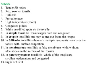 Tonsilitis: Anatomy, Physiology, Clinical Importance | PPT