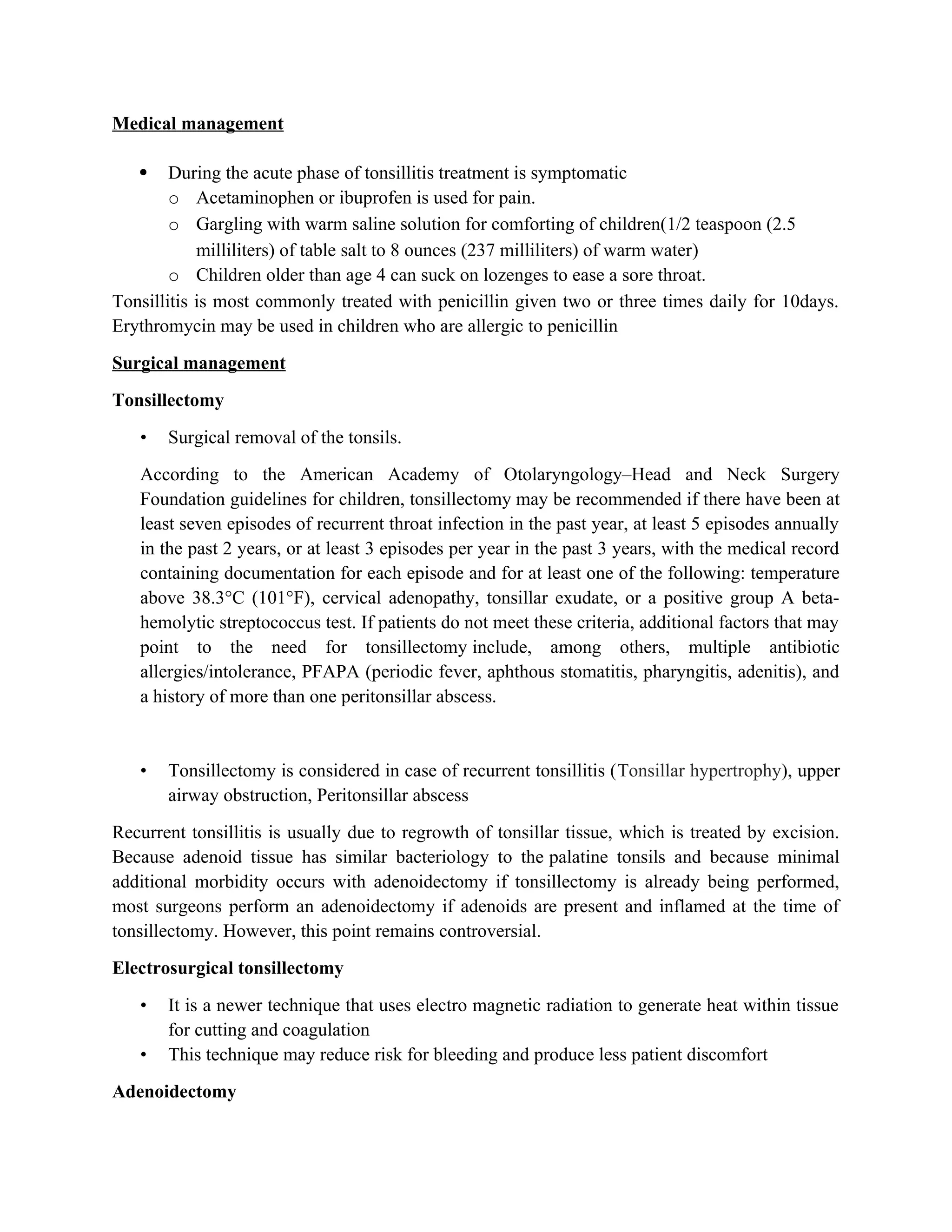 ROLE OF CLINICAL PHARMACIST IN TREATING TONSILITIS | DOCX