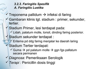 Tonsilitis & faringitis 2 | PPT