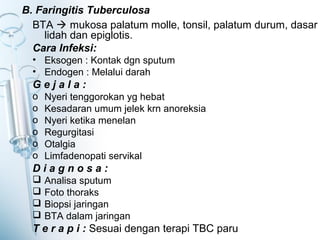 Tonsilitis & faringitis 2 | PPT
