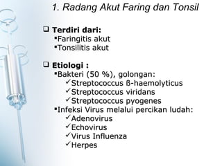 Tonsilitis & faringitis 2 | PPT