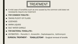 TONSILITIS Definition , types , causes , pathophysiology , riskfactors ...