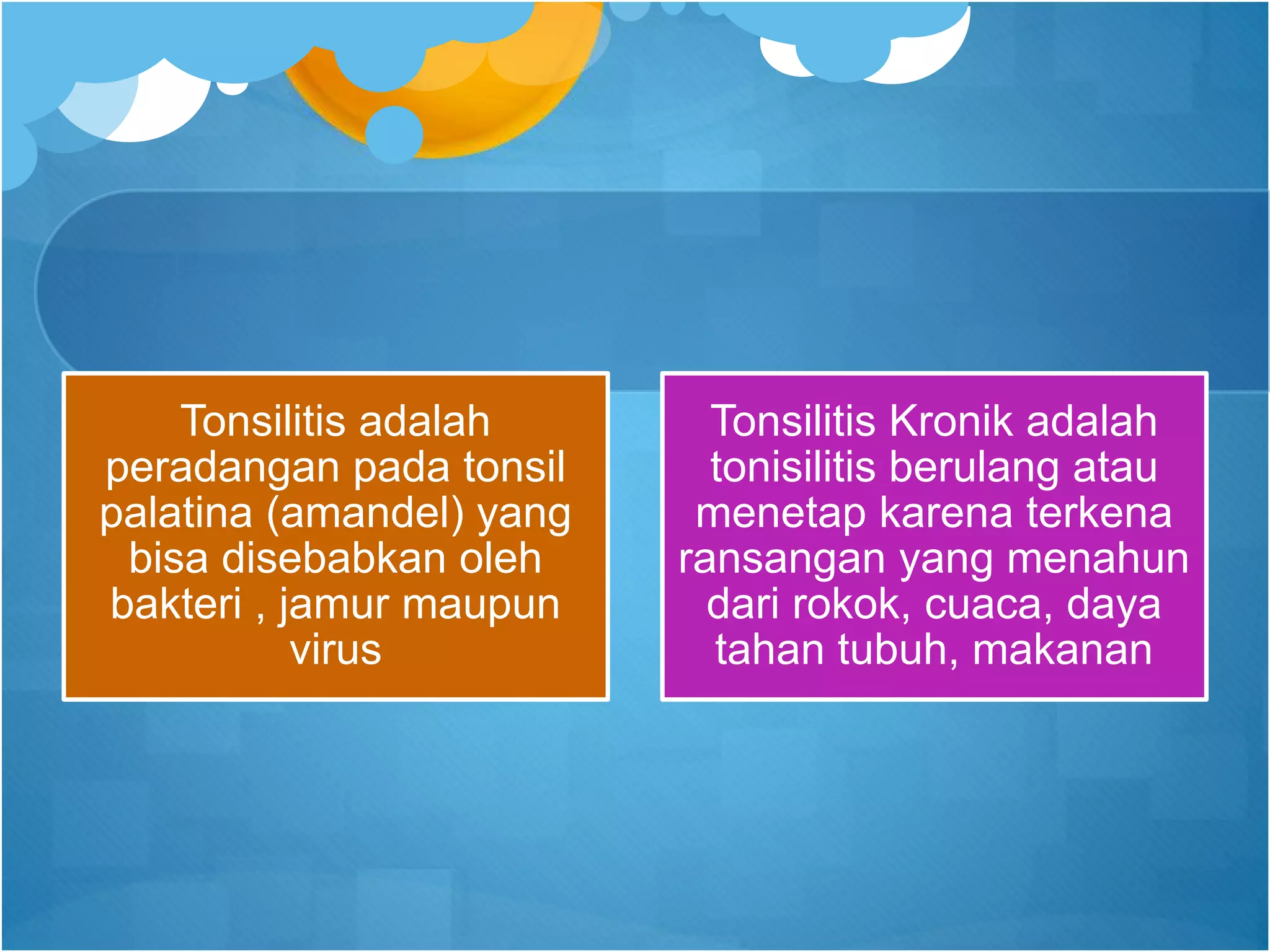 Tonsilitis kronis | PPTX