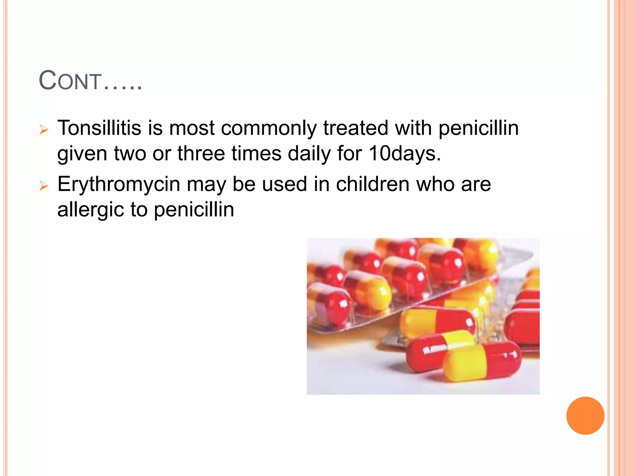 Tonsilitis ppt 1 | PPTX
