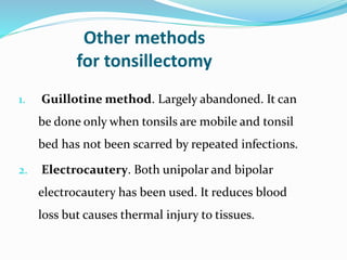 Tonsillectomy | PPTX