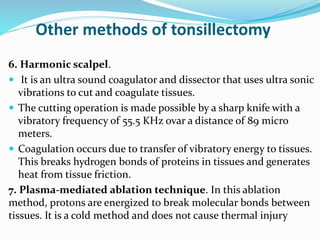 Tonsillectomy | PPTX