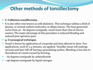 Tonsillectomy | PPTX