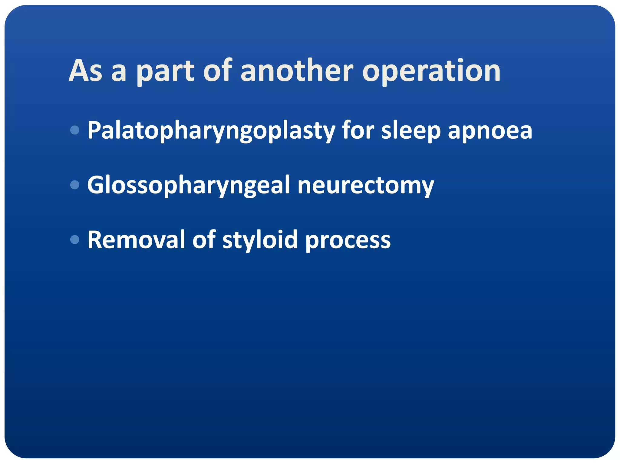 Tonsillectomy - anaesthetic consideration | PPTX