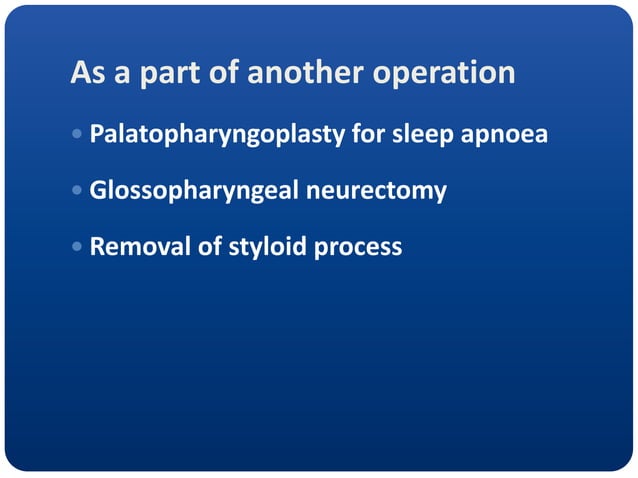 Tonsillectomy - anaesthetic consideration | PPTX
