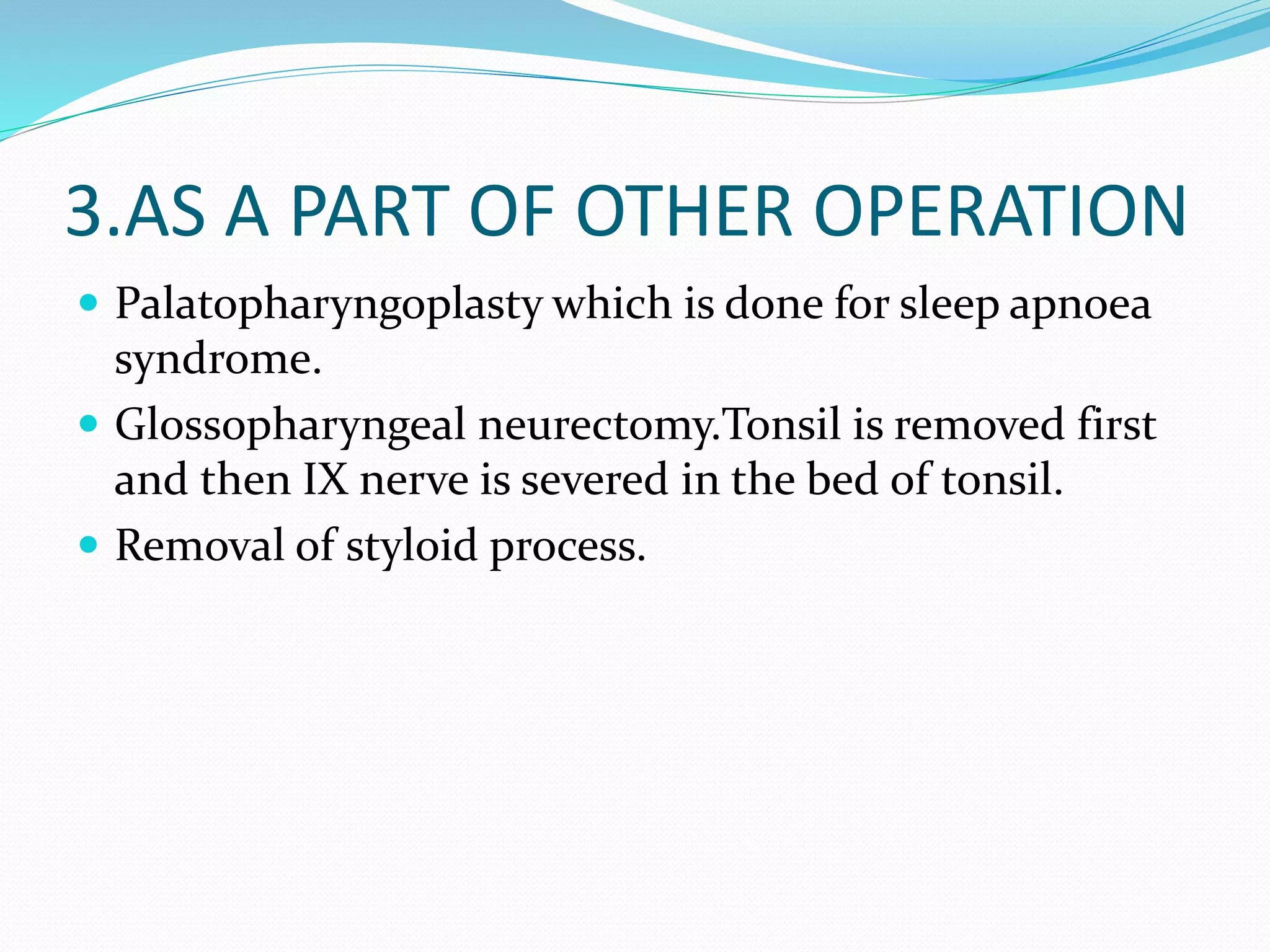 Tonsillectomy | PPTX