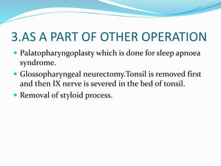 Tonsillectomy | PPTX