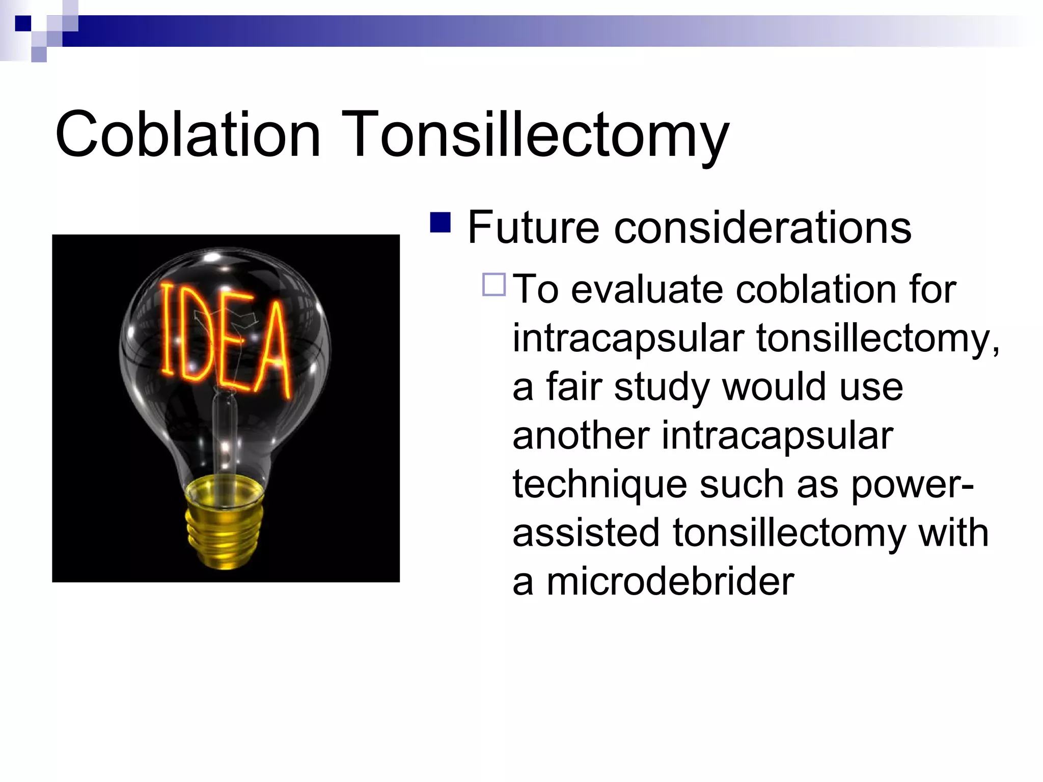 Tonsillectomy Slides 050427 | PPT