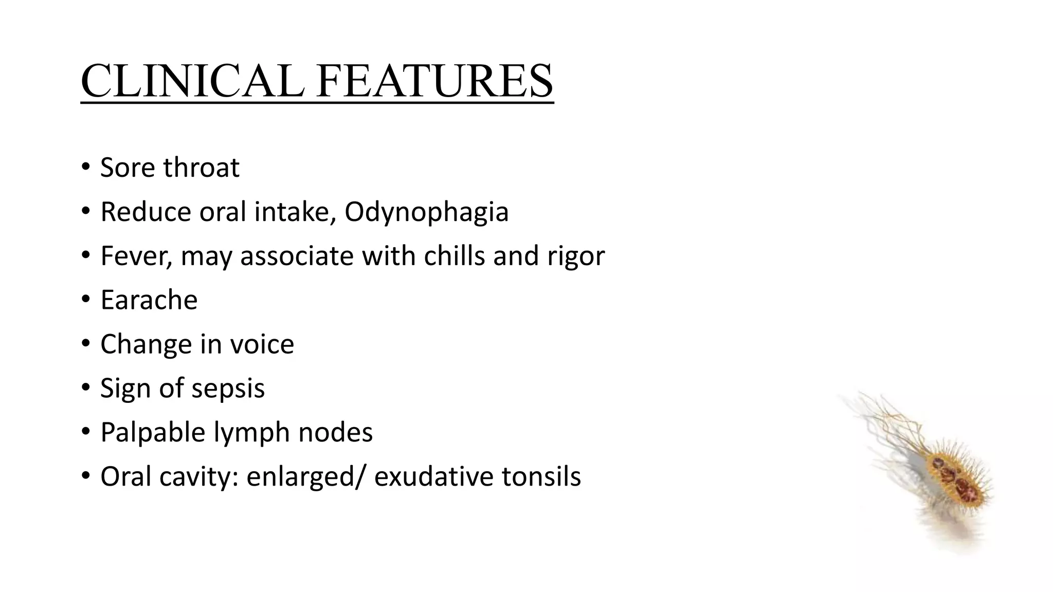 Tonsillitis.pptx | Ear, Nose and Throat Conditions | Diseases and ...