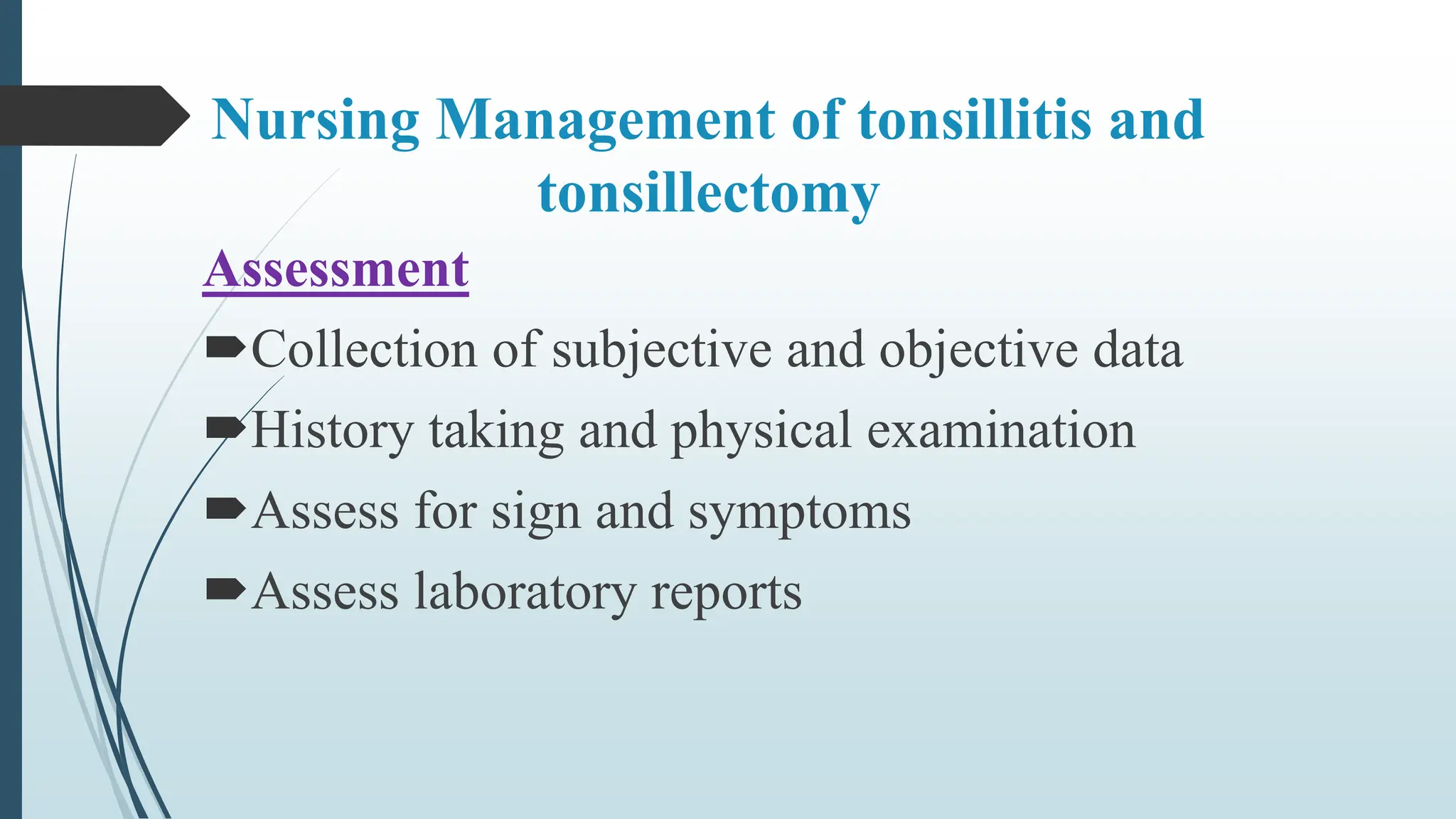 TONSILLITIS in child.pptx,tonsillits, toncelectomy, nursing | PPTX