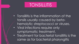 Tonsillitis.pptx tonsillitis. Pptx presentation | PPTX