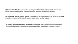 case presentation on tonsillitis.pp for bsc tx | PPTX