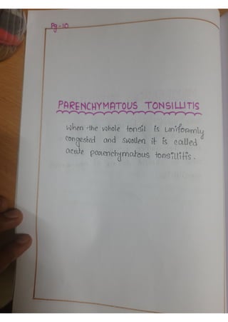 Medical surgical nursing-1 ASSIGNMENT- Tonsillitis // RGUSH Annual exam ...