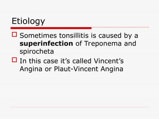 Tonsillitis by dr Adel Adwan ptt for all | PPT | Ear, Nose and Throat ...