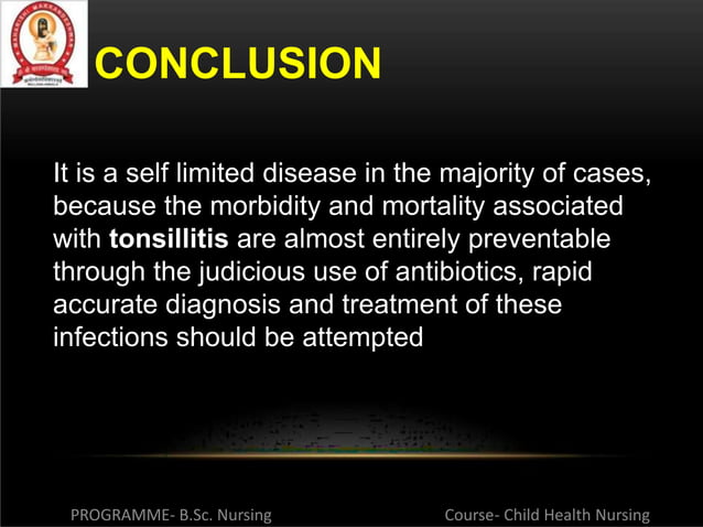 Tonsillitis Pptx