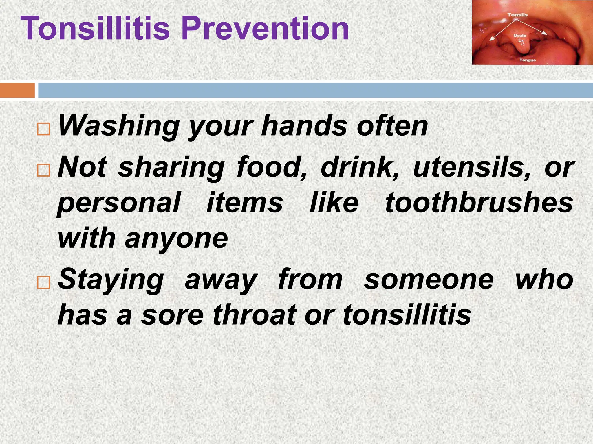 Nursing management of the patient with Tonsillitis PPT | PPTX
