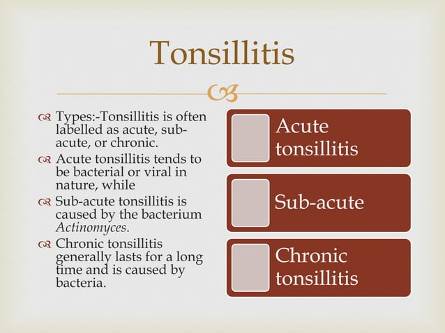 Tonsils ppt | PPTX | Ear, Nose and Throat Conditions | Diseases and ...