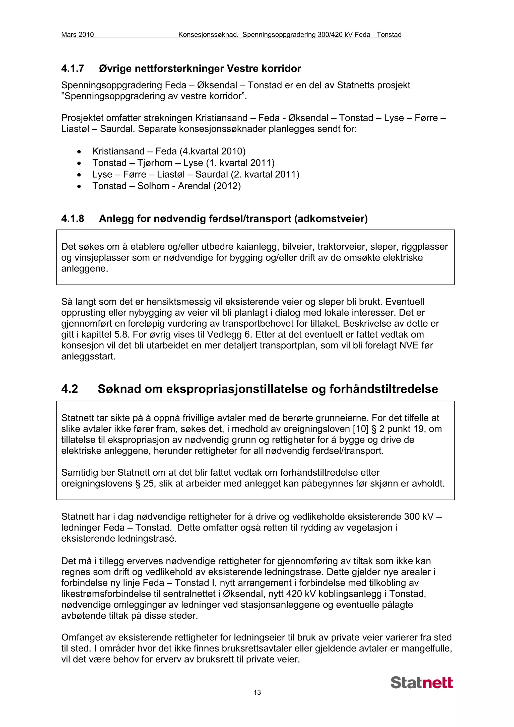 Tonstad license application 02 | PDF