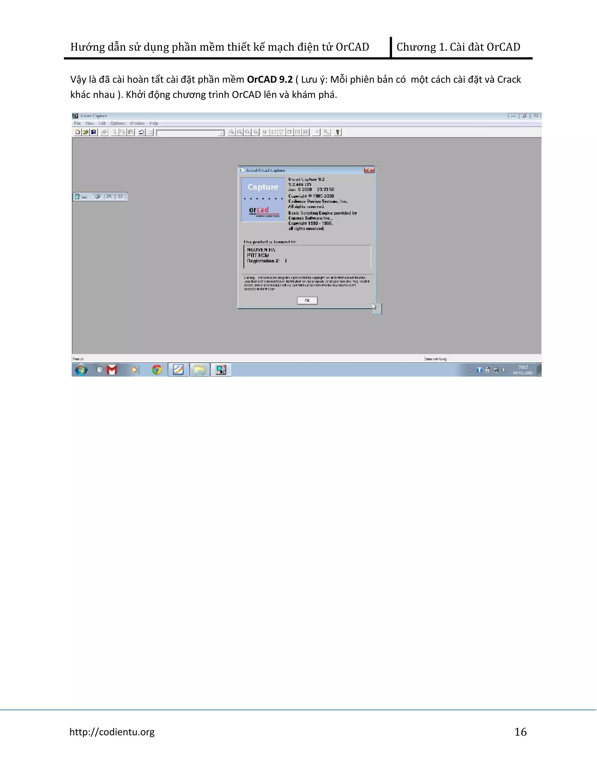 Toàn tập về orcad | PDF