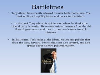 Tony abbott | PPT | Political Issues & policy | Politics