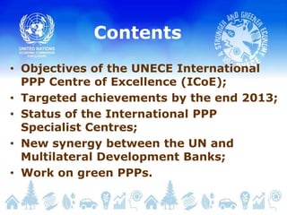 GSSD 13 Solution Forum 6 (UNECE) - UNECE International PPP Centre of ...
